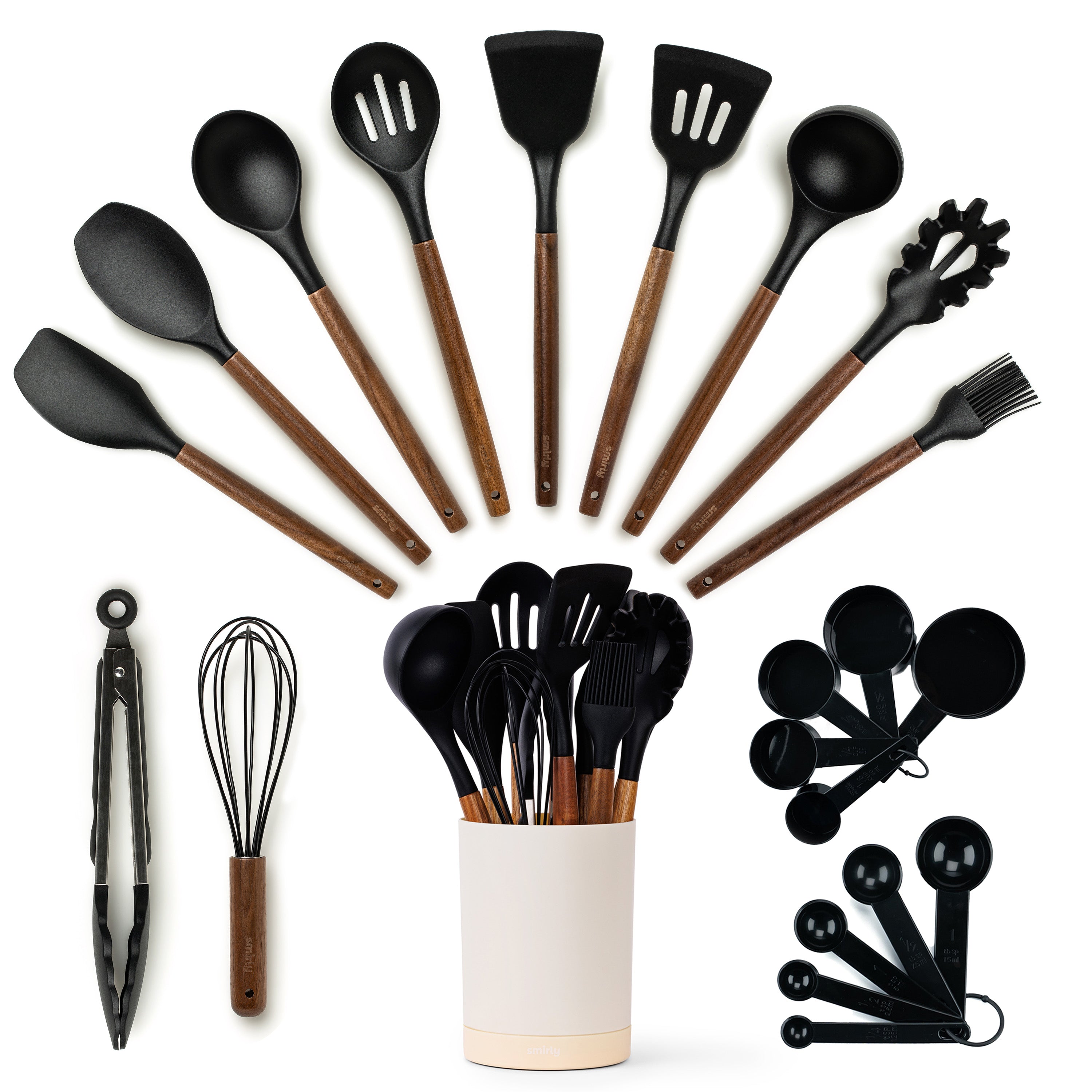Acacia Cooking Utensil Set – Smirly